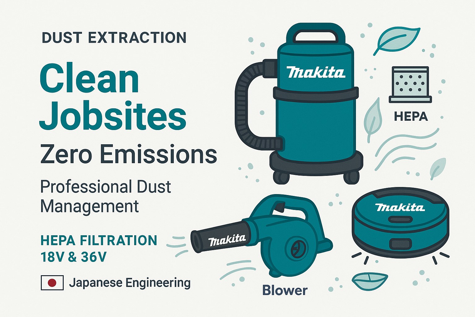 Makita Dust Extraction & Blowers Review: A Japanese DIYer’s Guide to ...
