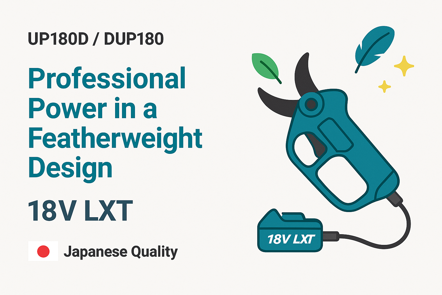 Makita UP180D Review: The Featherweight Pruning Shear Pros Trust｜makita-diy